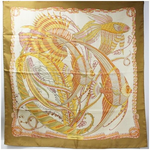 Salvatore Ferragamo | Accessories | Salvatore Ferragamo Silk Scarf ...